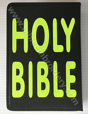 Bible Embroidery Bible Decals