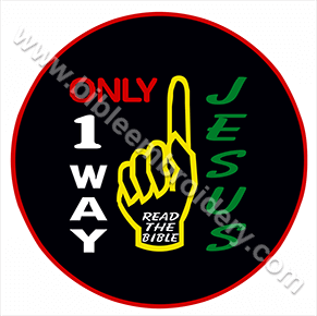 Bible Embroidery Gospel Stickers-Decals